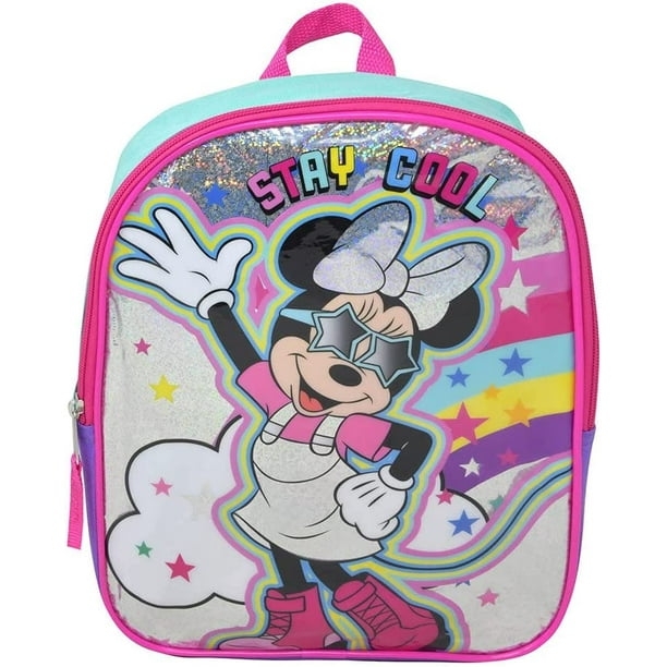 Walt Disneys Pink Minnie Mouse school backpack 11" for Kids - Walmart.com