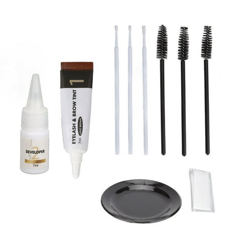 Eyebrow Eyelash Color Kit, Eyelash Brow Coloring Kit Professional 2 In ...