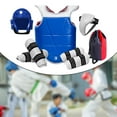 6 Pieces Karate Sparring Gear Taekwondo Sparring Gear Boxing Headgear ...