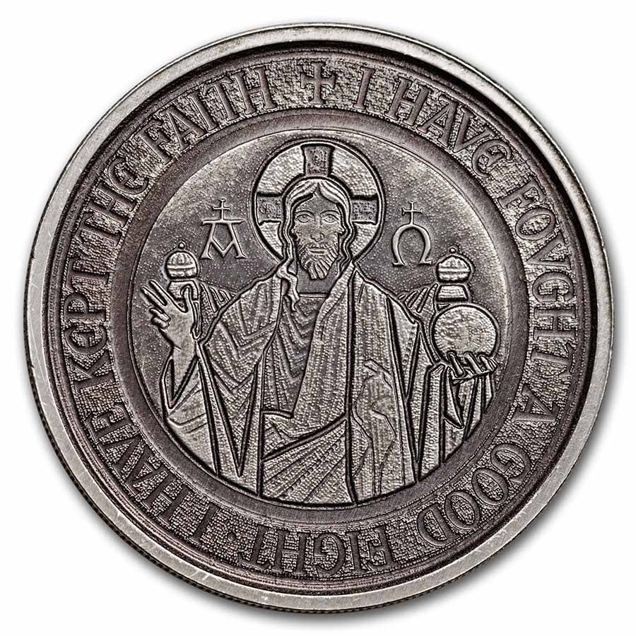 2021 Samoa 1 oz Silver 2 Tala Alpha & Omega (Antique) - Walmart.com