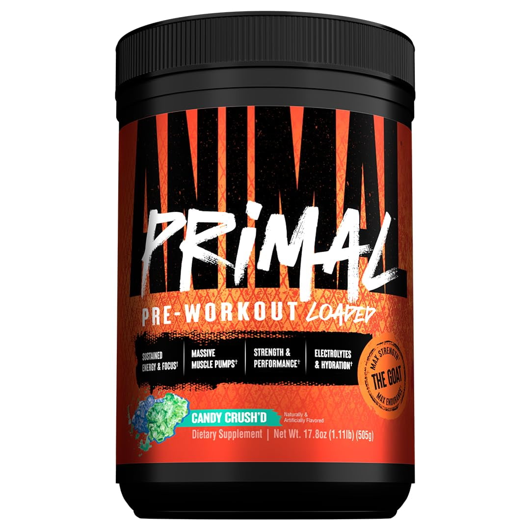 Suplemento Animal Primal Muscle Hydration + Preworkout, 500 ml ...