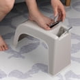 Shower Foot Rest - Adjustable Non-Slip Pedicure Step Stool for Easy Leg ...