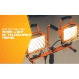 Designers Edge L14SLED Orange 1000-Watt Twin-Head Adjustable to 68 ...