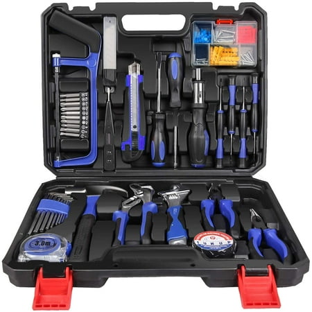 Household Tool Kit, General Home Repair Tool Set with Hammer, Pliers ...