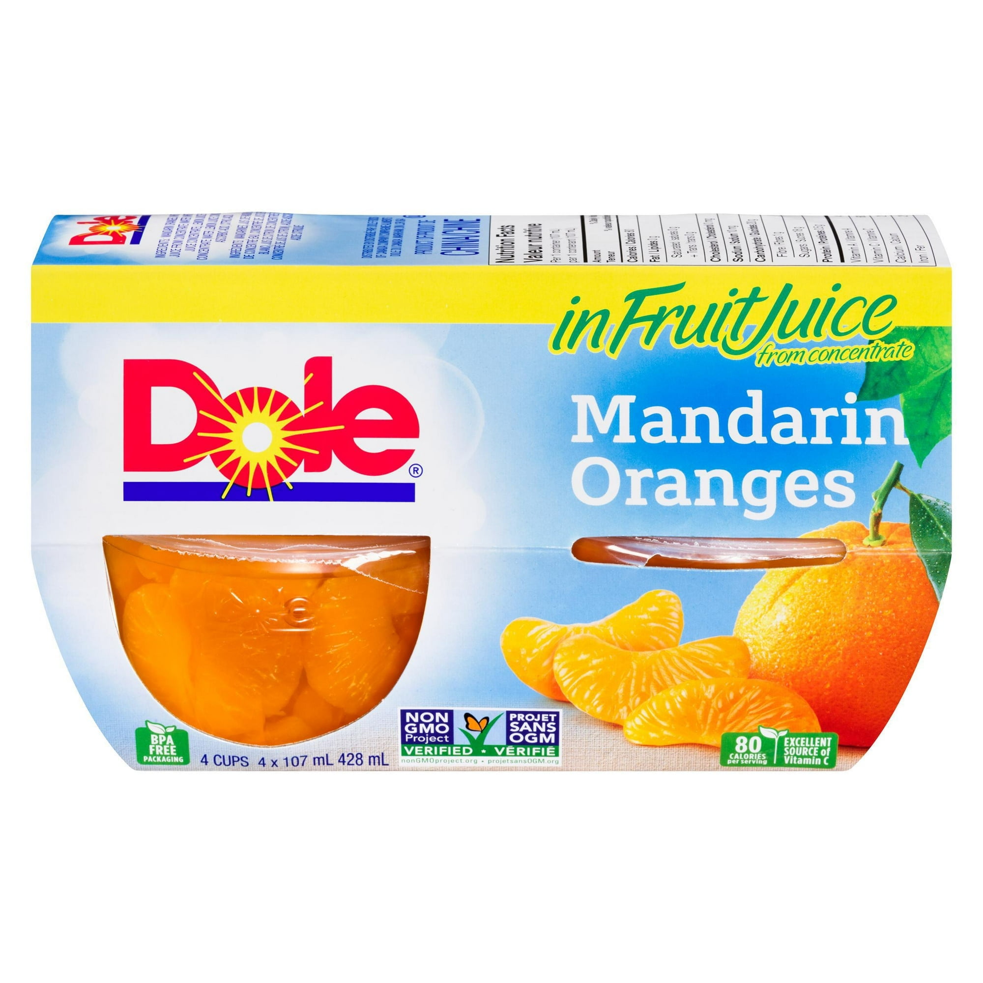 Click here for Dole Mandarin Oranges Fruit Juice 4 X 107 Ml prices