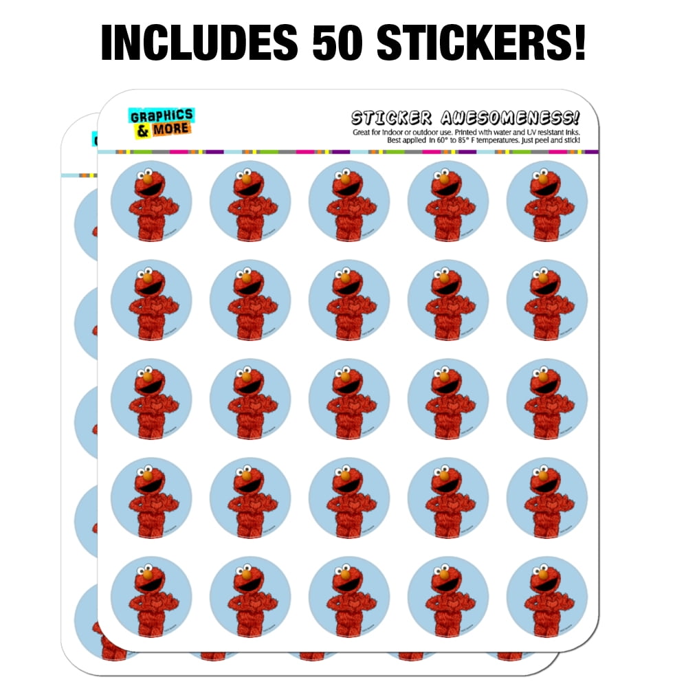 Printable Elmo Stickers Sesame Street™ Diamond Painting Stickers