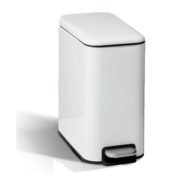 Bote de basura pequeño con tapa,Bote de basura rectangular para baño ...