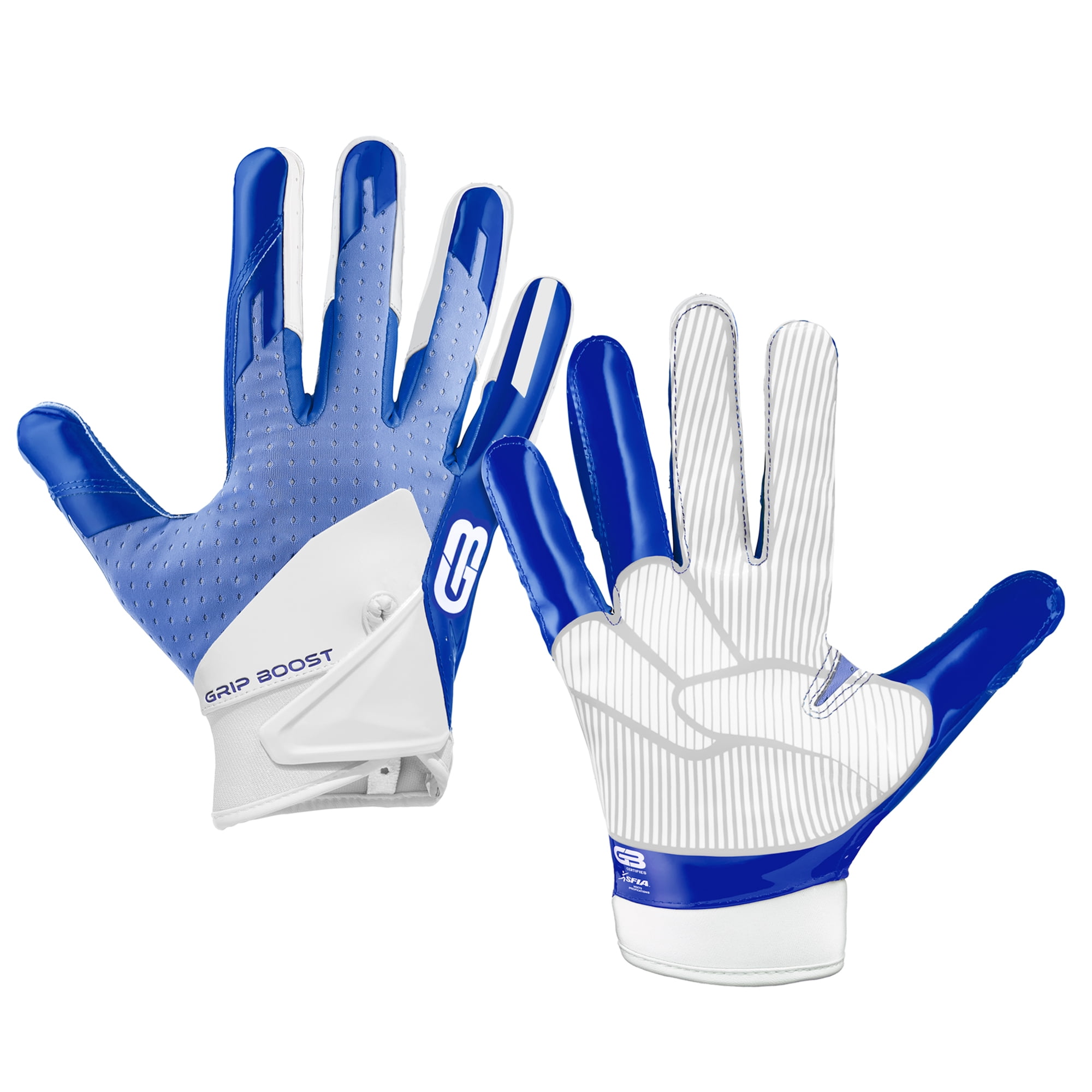 Grip Boost Peace, Shaka, and Hook 'Em Football Gloves Pro Elite - Adult ...