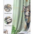 Cartoon Wolf Blackout Curtains for Bedroom Living Room Darkening ...