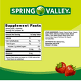 Spring Valley Non GMO Melatonin Dietary Supplement Gummies, Strawberry ...