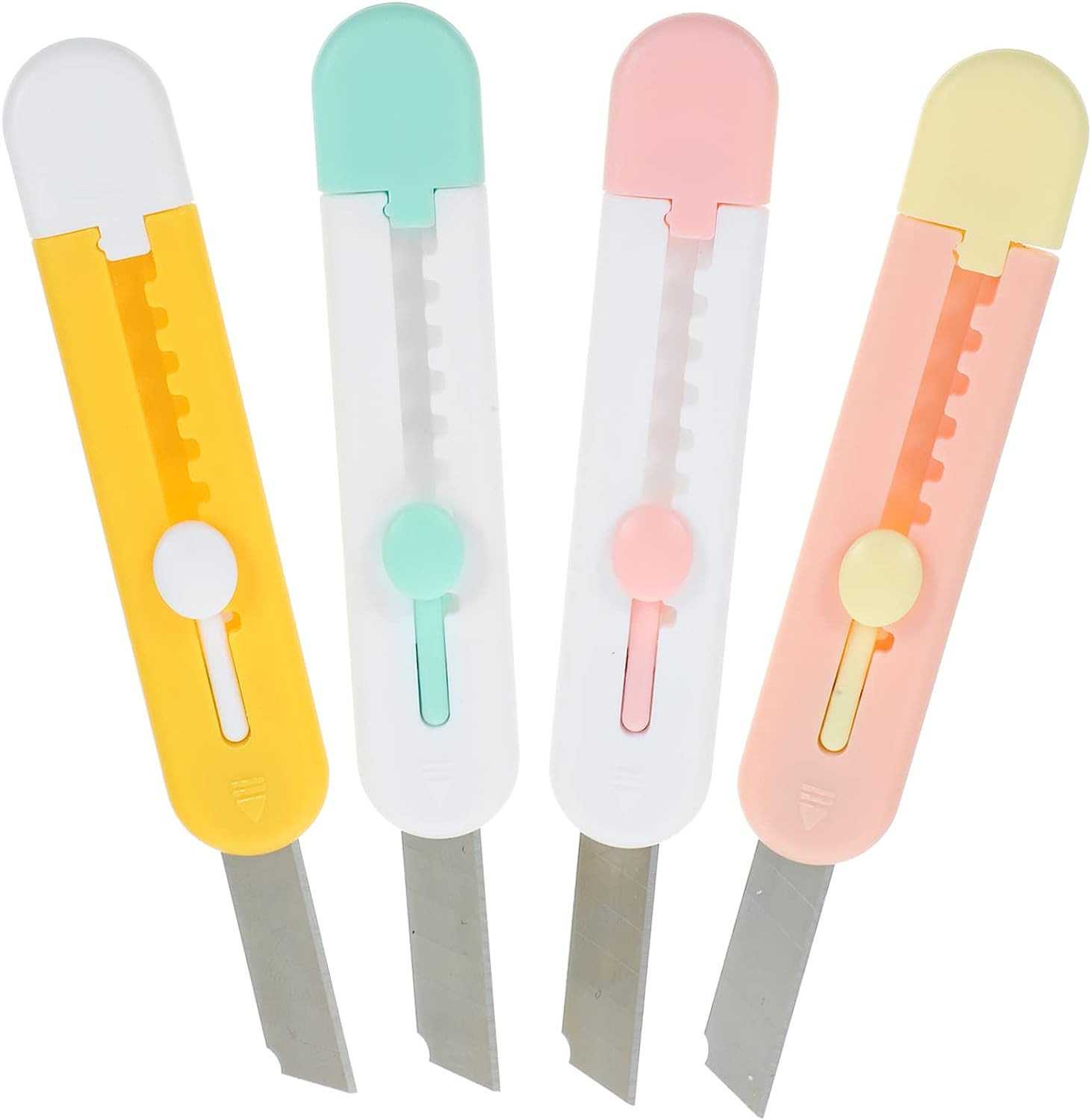 8pcs Box Color Coded Dot Stickers Mini Utility Knives Letter Opener ...