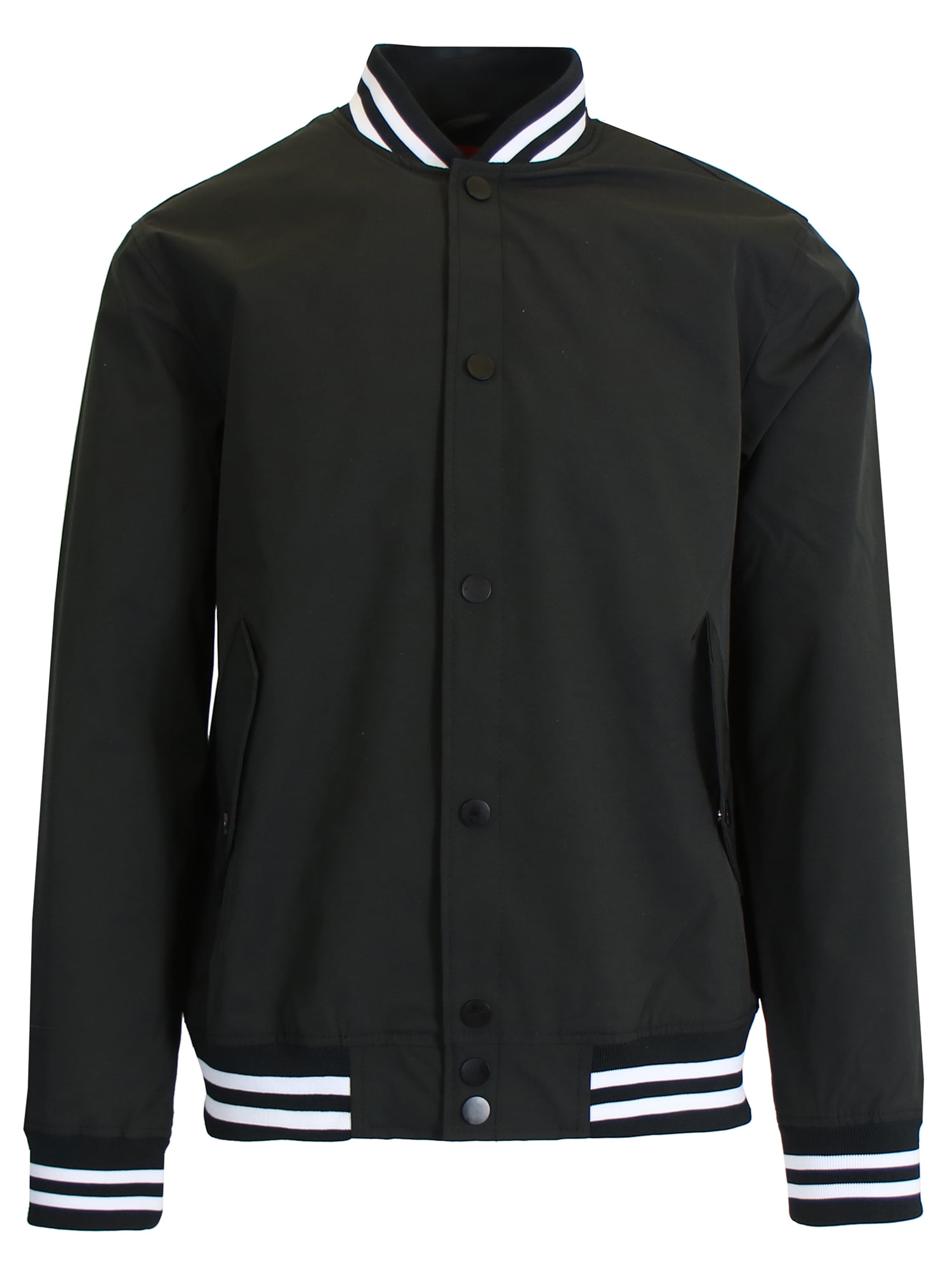 Galaxy By Harvic Men’s Lightweight Polyester Multi Pocket Varsity ...