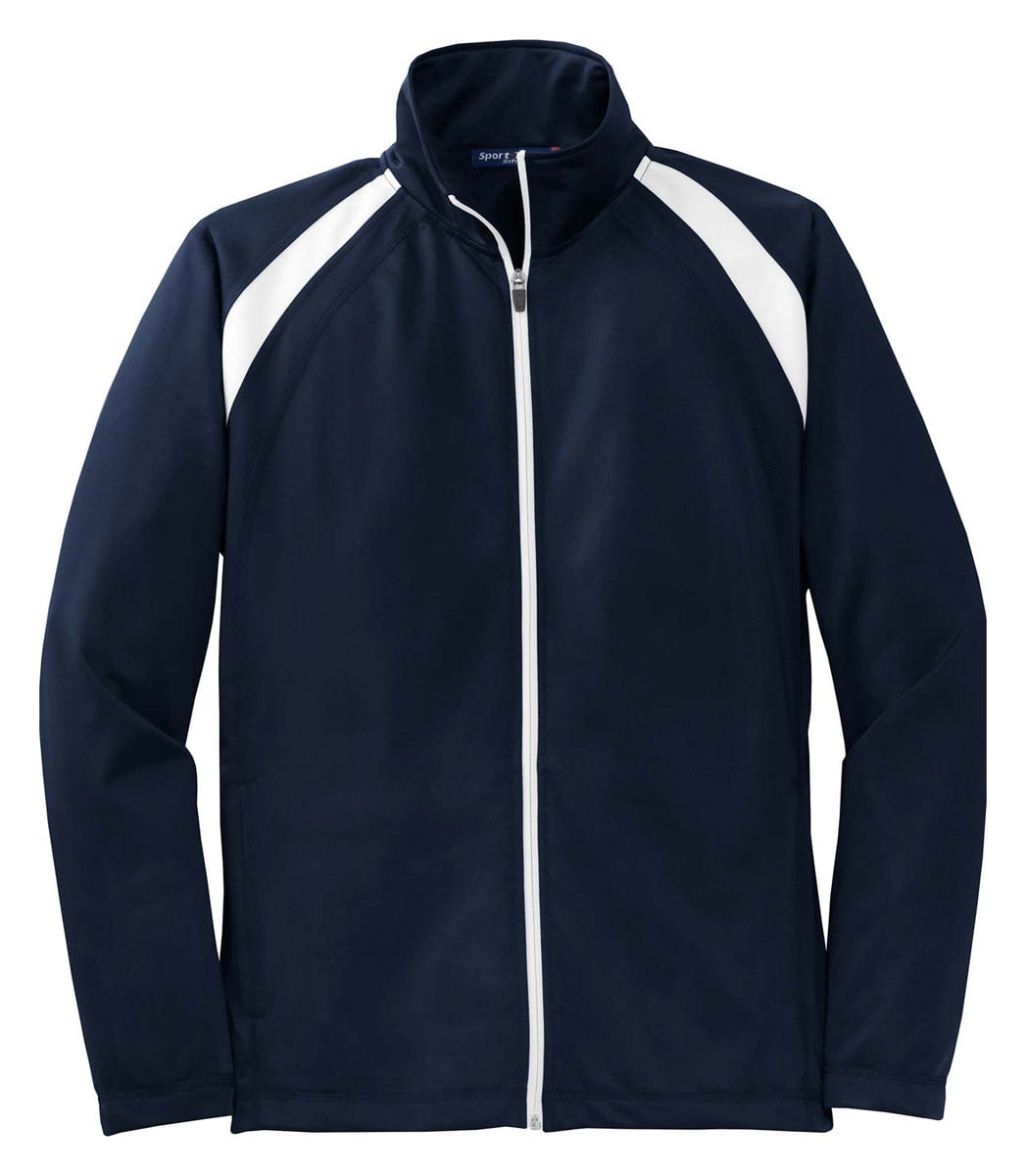 Sport-Tek Men's Comfortable Tricot Track Athletic Jacket - Walmart.com