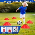 JoyStone Light-Up Kids Soccer Goal Set for Backyard, Soccer Ball Game ...