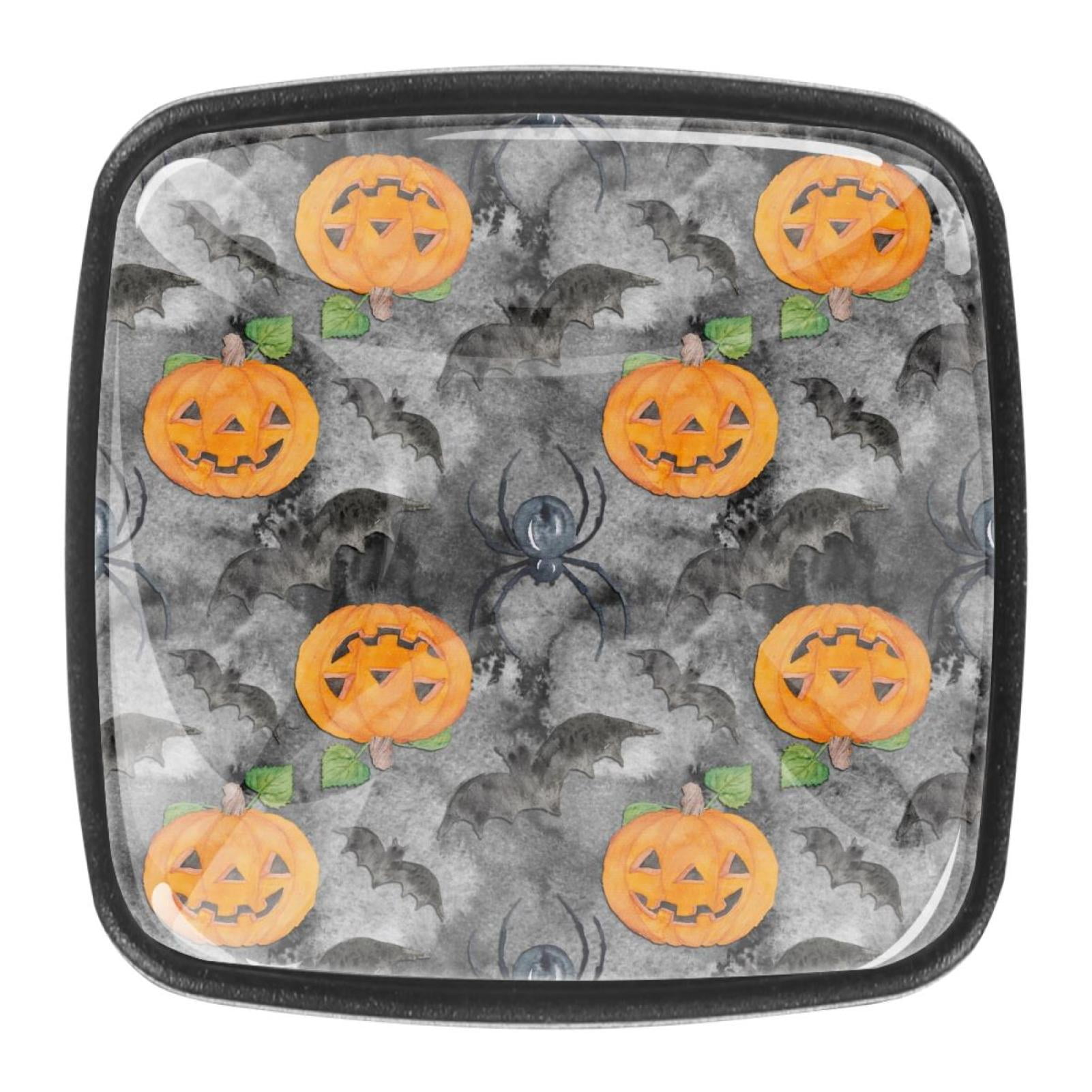 4 Pcs Square Cabinet Handle Cupboard Knob Drawer Pulls Handle Halloween ...