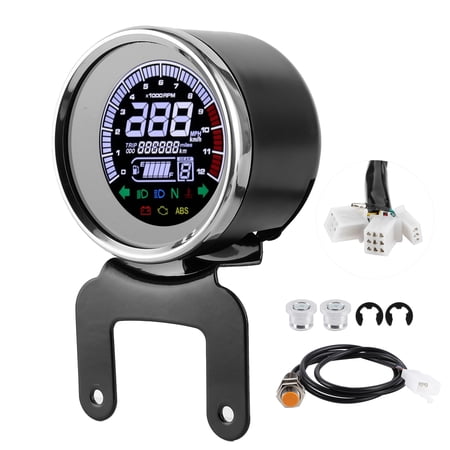 Motorcycle Tachometer, Durable Motorbike Speedometer Motorcycle Rev ...