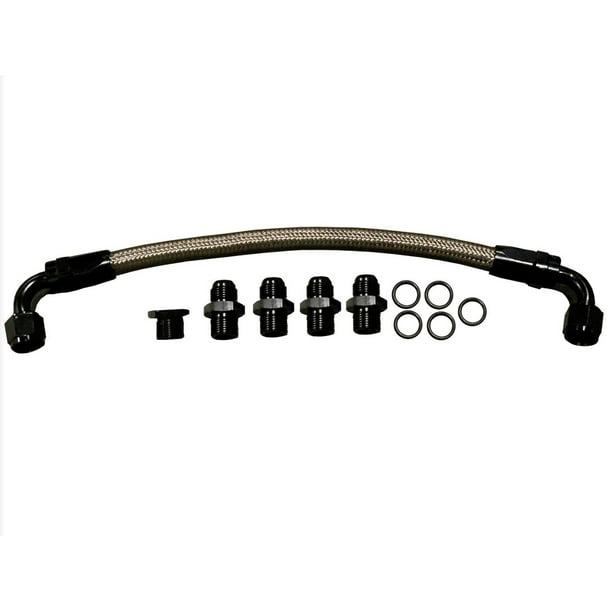 LS Crossover Fuel Line Kit 8AN LS1 LS2 LS3 LS6 LS7 LSX V8 Adapter ...