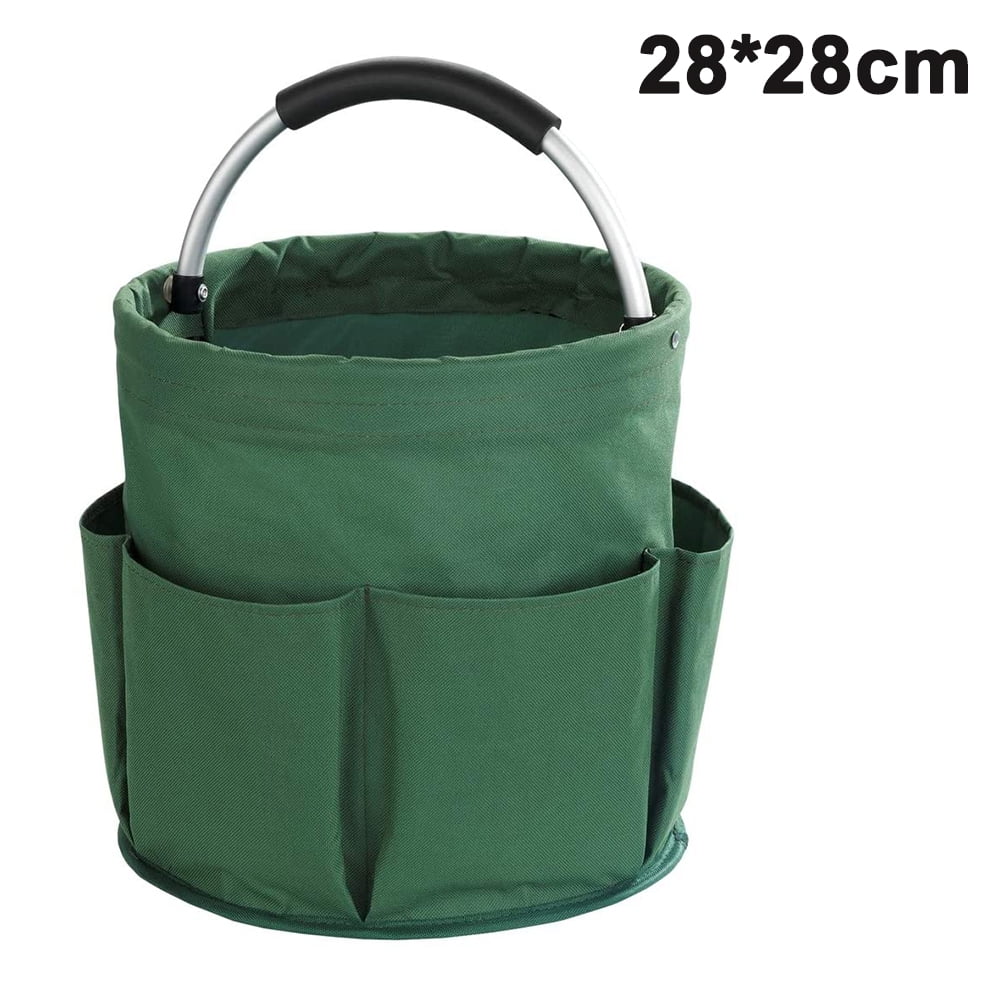 Tool Organizer Bucket Storage Bag with Garden Tool Sets, Tote Bucket ...
