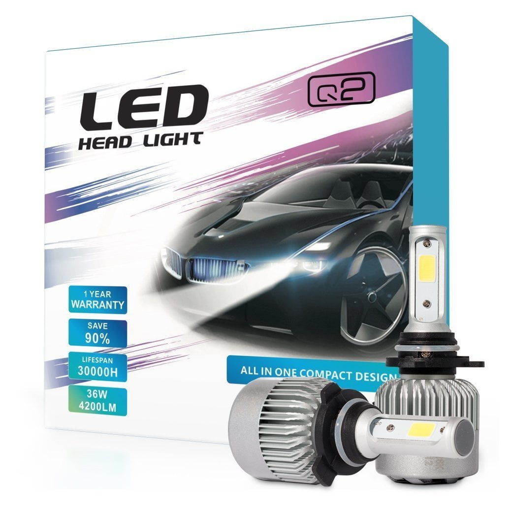 HID-Warehouse S2 72W 8,000LM - 9012 LED Headlight Conversion Kit ...