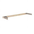 Floating Shelf, 24"L x 10"D x 2.5"T, 30 Pound Weight Capacity, Solid ...