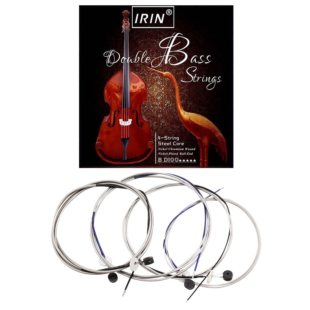 Full Set (GDAE) Double Bass Cordes Strings Steel Core Nickel Chrome ...