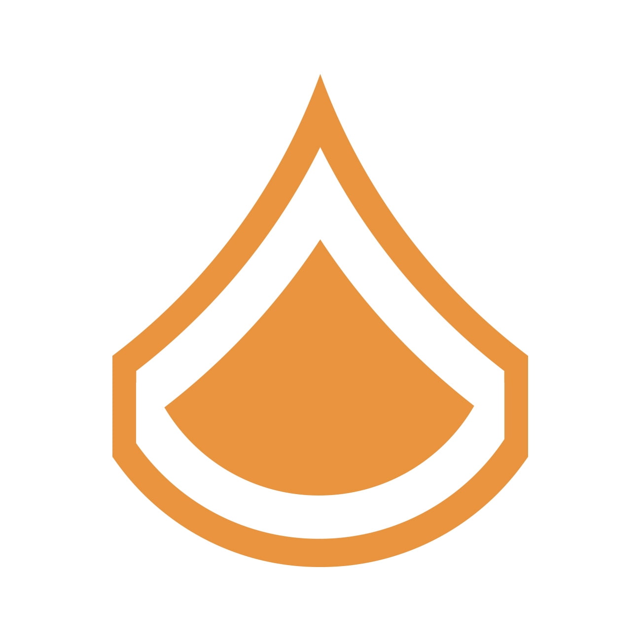 E-3 Private First Class Rank Sticker Decal Die Cut - Self Adhesive ...