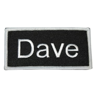 Mark Name Tag Patch Uniform ID Work Shirt Badge Embroidered Iron On ...