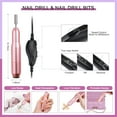 Morovan 8 Colors Dip Powder Nail Kit With Drill Starter Kit Nude Pink