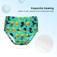 Cauagu Duck In Black Suit Print Brief Underwear Stretch Cotton Panties