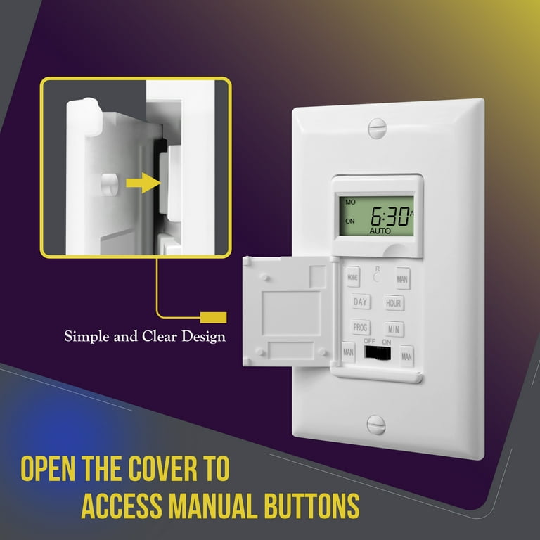 Programmable light timer switch store