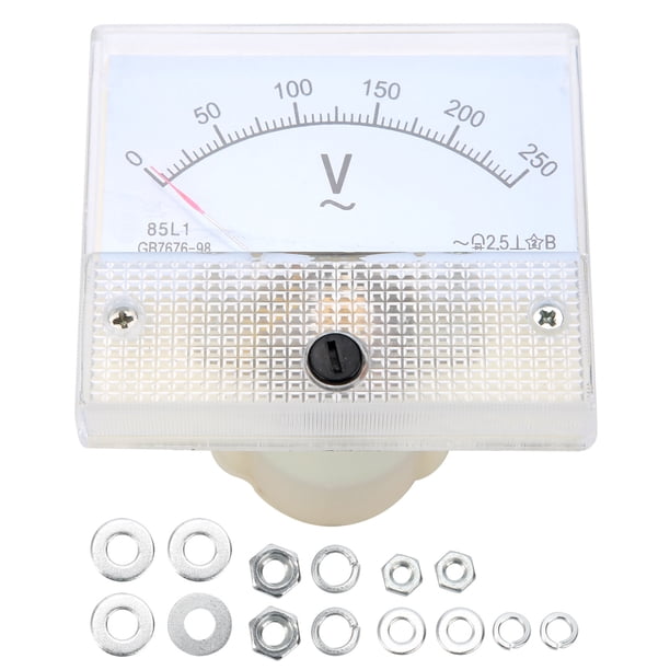 Voltímetro de CA, 85L1 AC 0250V Instrumento de medición de voltaje de ...