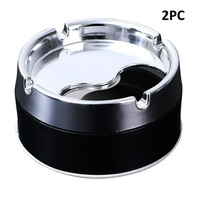 Pompotops Two Pack Outdoor Ashtray Stainless Steel Ashtray With ...