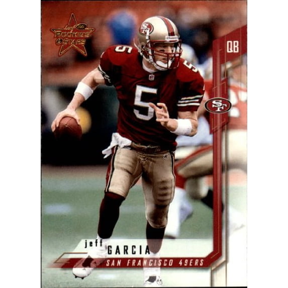 2001 Leaf Rookies and Stars #42 Jeff Garcia NFL Football Trading Card ...