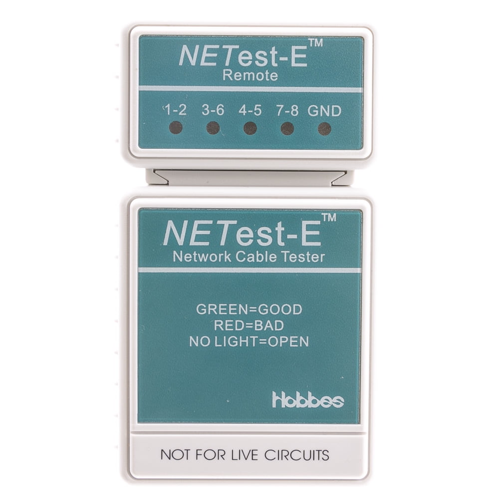 Cable Central LLC NETest-E Network Cable Tester, Tests Cat5e Cat6 and ...