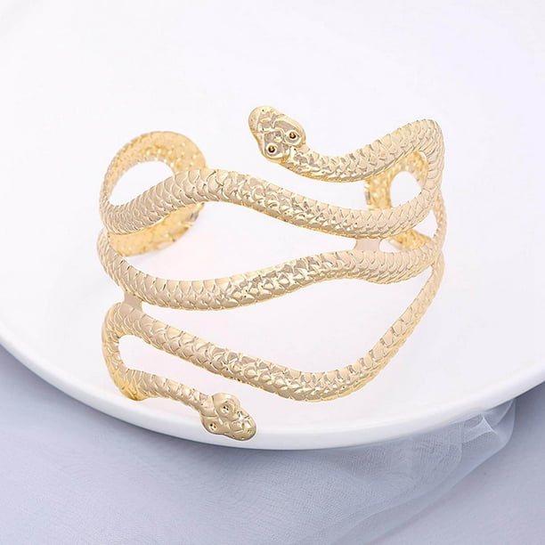 pitrice Upper Arm Cuff Snake Jewelry Armlet Armband Wrap Greek Girls ...