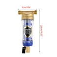 Copper Water Filters Spin Down Sediment Filter Reusable Water Pipeline ...