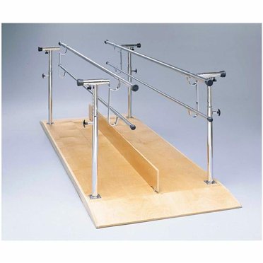 10 ft. Wood Platform Mounted Parallel Bars, Height Adjustable - Walmart.com