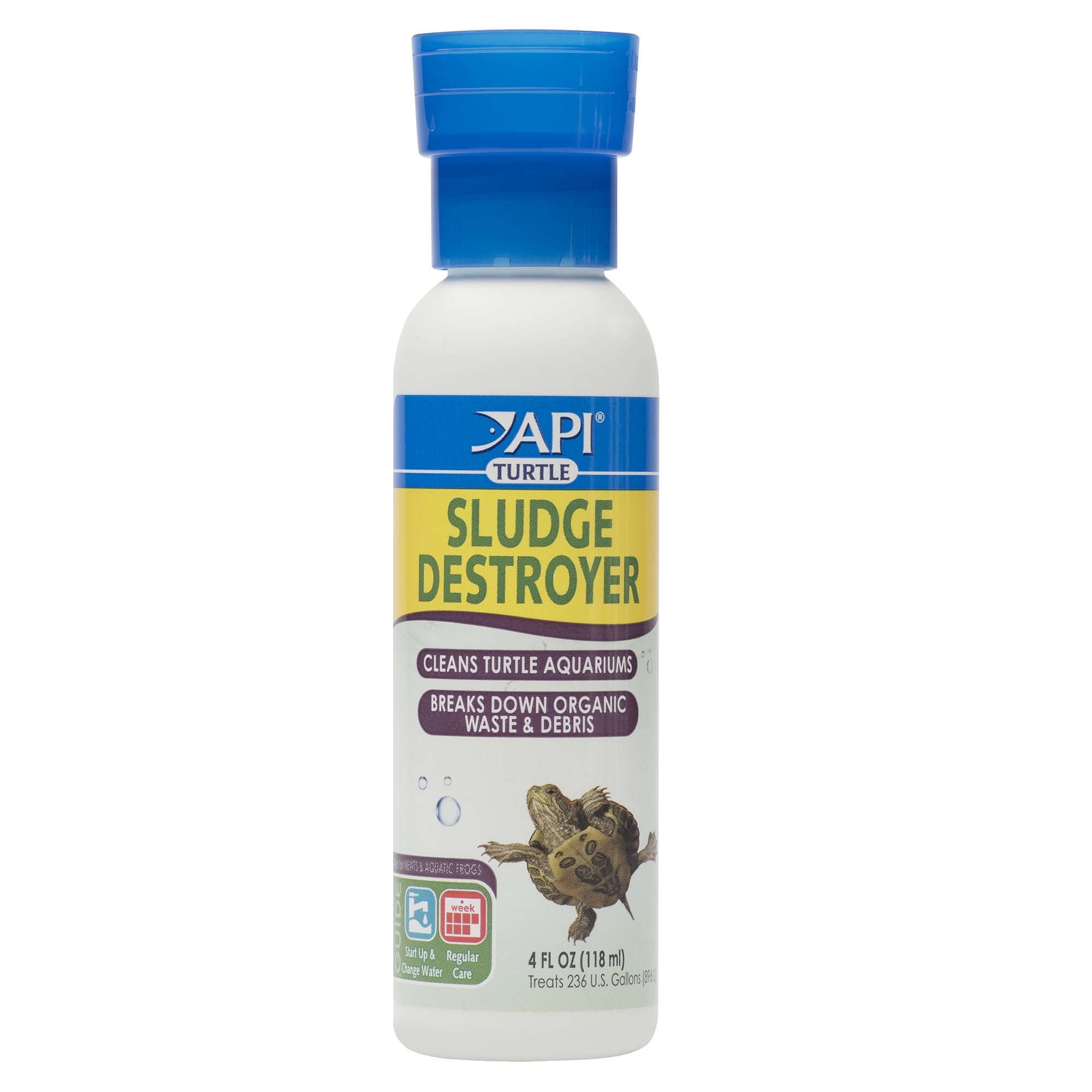 API Turtle Sludge Destroyer, Aquarium And Sludge Remover Treatment, 4 ...