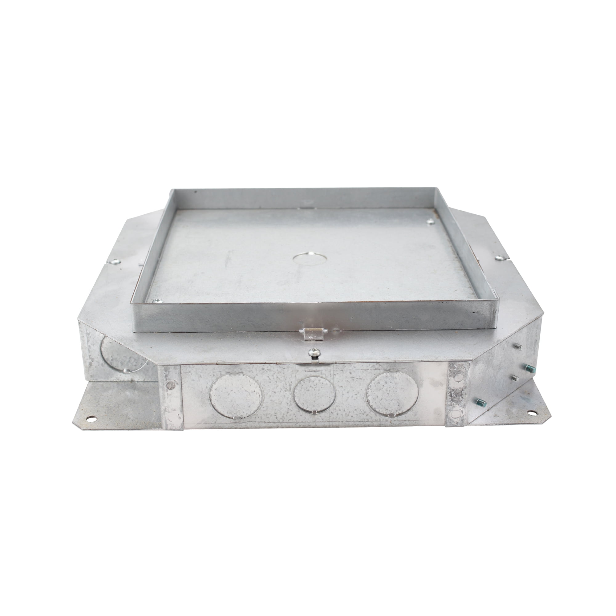 Thomas & Betts 667-SC 4 Gang Recessed Stamped Steel Floor Box - Walmart.com