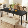 Dining Table for 6-8 Person, 78 inch Long Rectangular Kitchen Dining ...