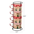 Holiday Time Gingerbread House 12oz Glazed Stoneware Ceramic Stacking ...