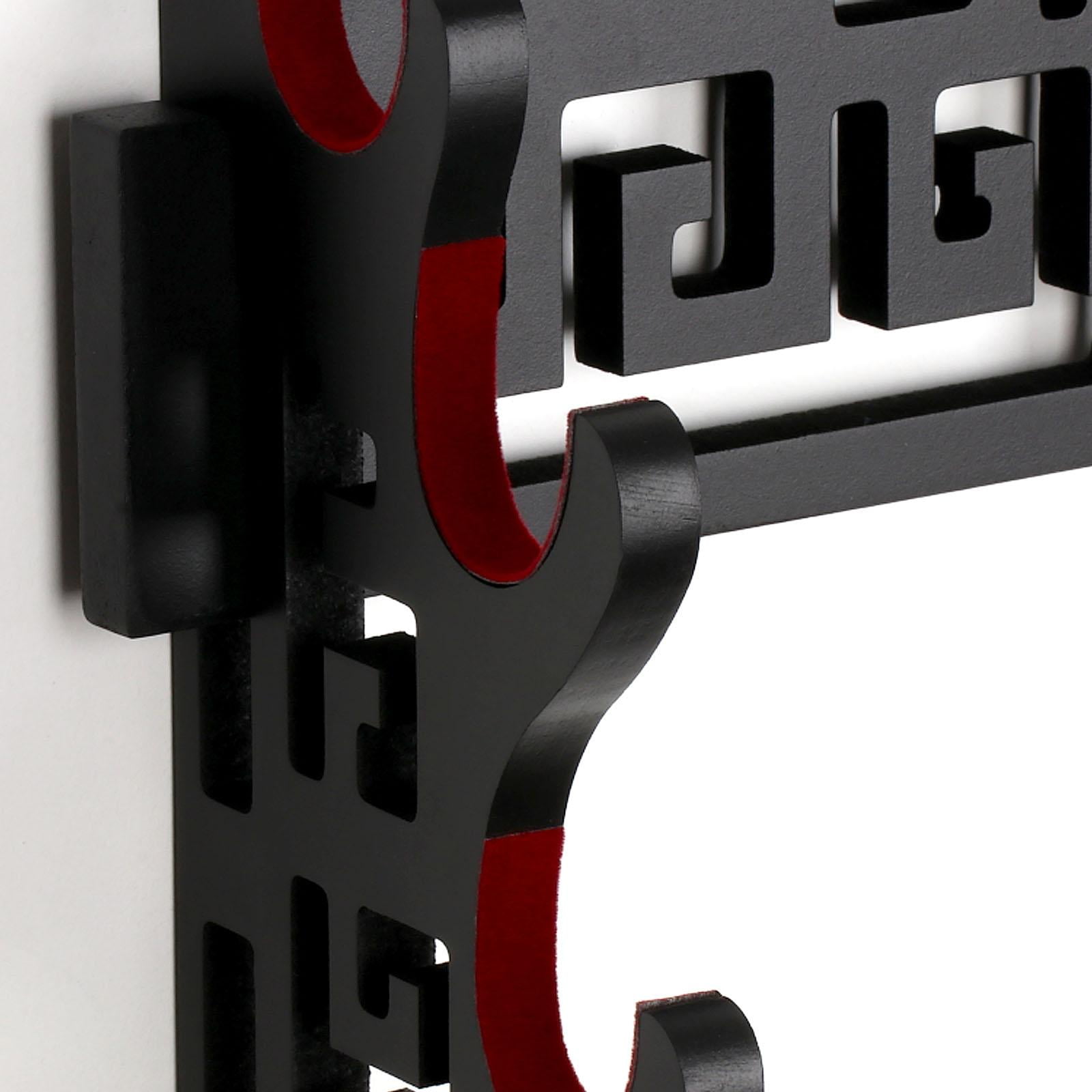 Samurai Rack Accesorios de madera clásicos de 4 niveles, sin hardware ...