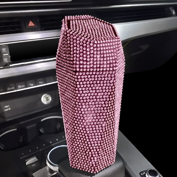 Bling Car Trash Can Trash Organizer with Lid Rhinestone Glitter Auto ...