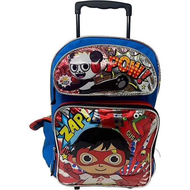 Ryan's World Zap! 16" Rolling Backpack - Walmart.com