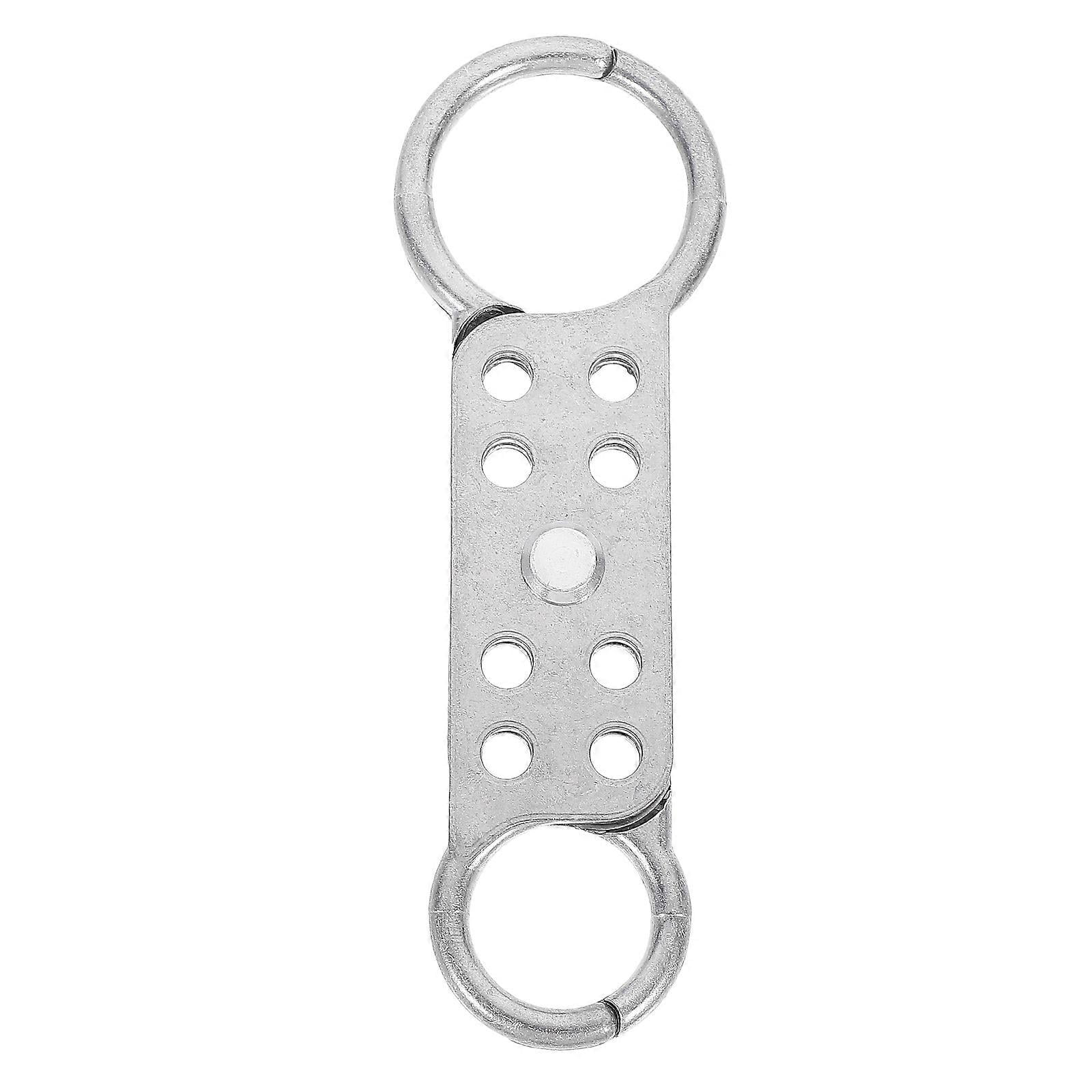 Aluminum Lock 8 Holes Hasp Lockout Tag Out Hasp Device Safety Padlock ...