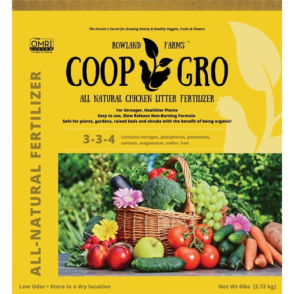 Coop Gro Organic Chicken Manure Fertilizer Pellets - Natural, Slow ...