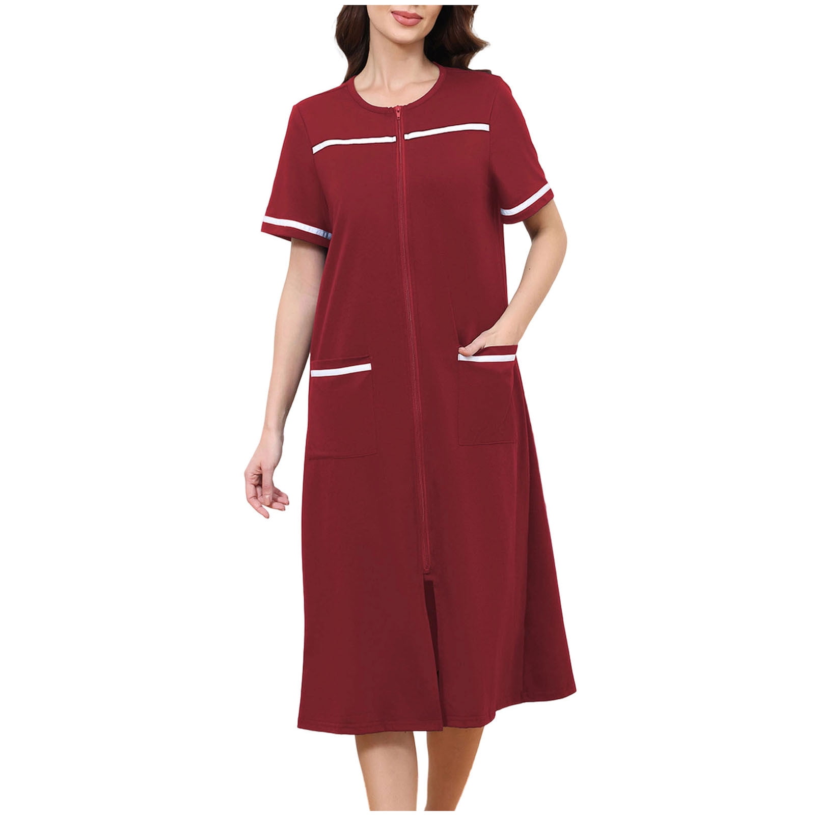 Click here for Rxmekw Short Sleepshirt For Women  Casual Turndown... prices
