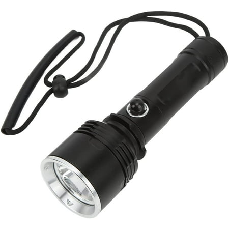 Diving Flashlight, IPX8 Waterproof 1500LM Dive Light with Tempered ...
