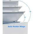 SMAD, Chest Freezer, 10.5 Cu.Ft Deep Freezer, Adjustable Thermostat ...