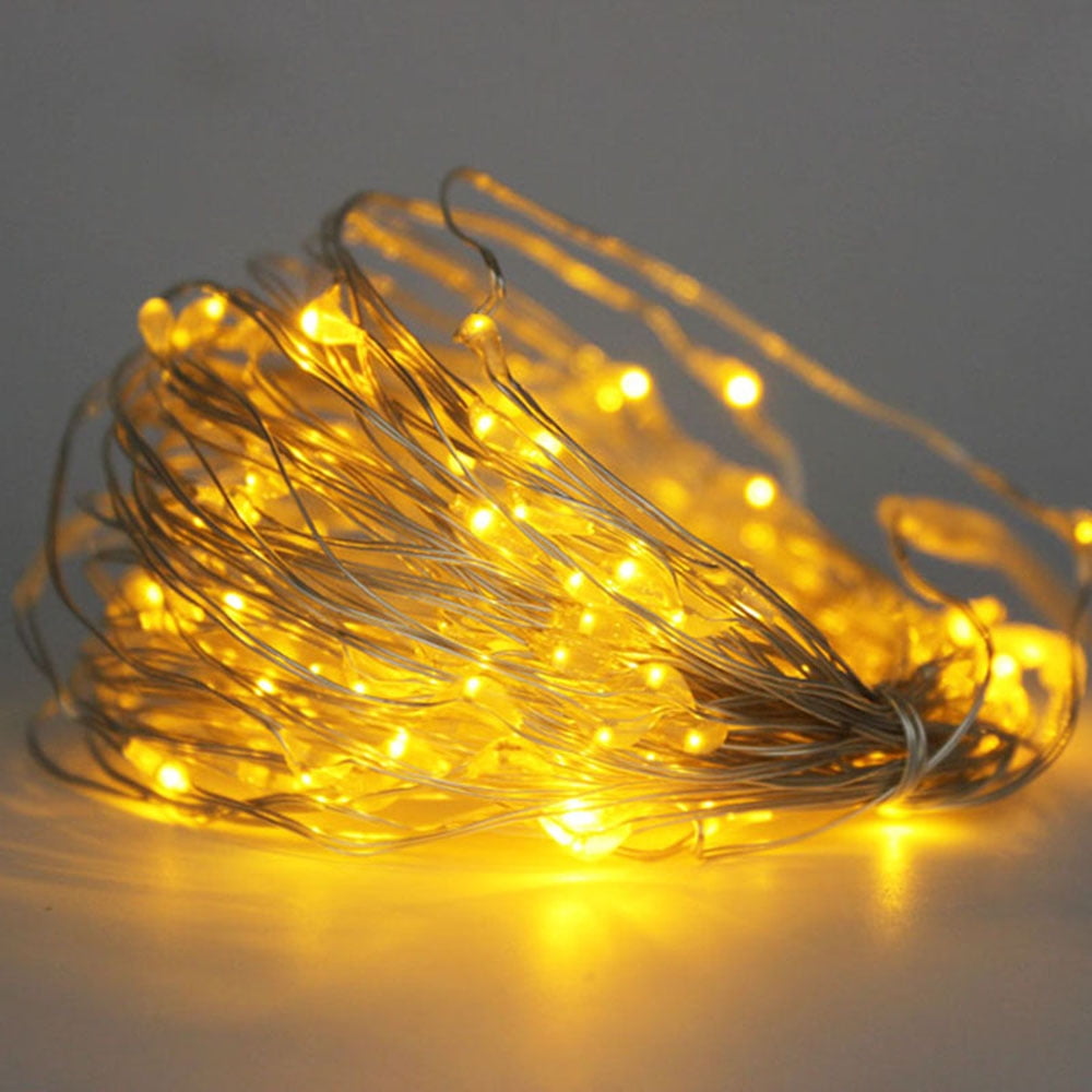DYstyle LED Fairy String Light Copper Wire Battery Operated for ...